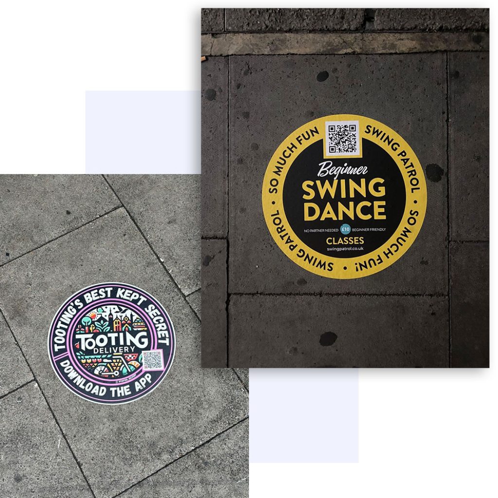 Non-Slip Outdoor Floor Stickers & Advertising Decals